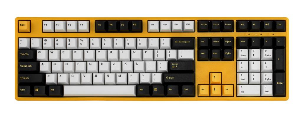 Mistel X8 Bumblebee Double Shot PBT Mechanical Keyboard, Computers ...