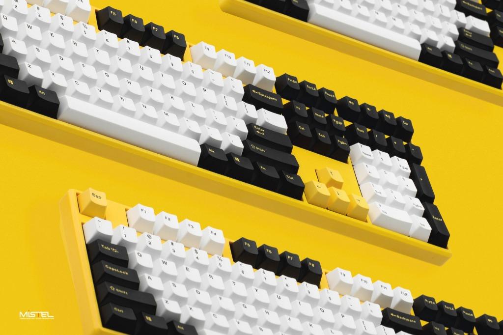 Mistel X8 Bumblebee Double Shot PBT Mechanical Keyboard, Computers ...