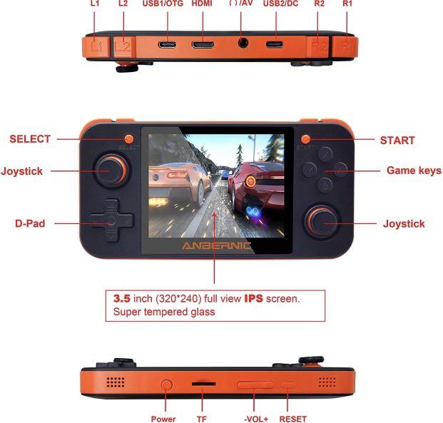 New Set Ambernic RG350 Handheld Console Retro Game Console with 32G TF ...