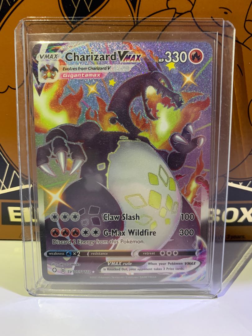 Shiny Charizard VMAX MINT OFFER ME, Hobbies & Toys, Toys & Games on ...