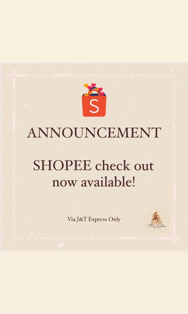 SHOPEE CHECKOUT AVAILABLE, Announcements on Carousell