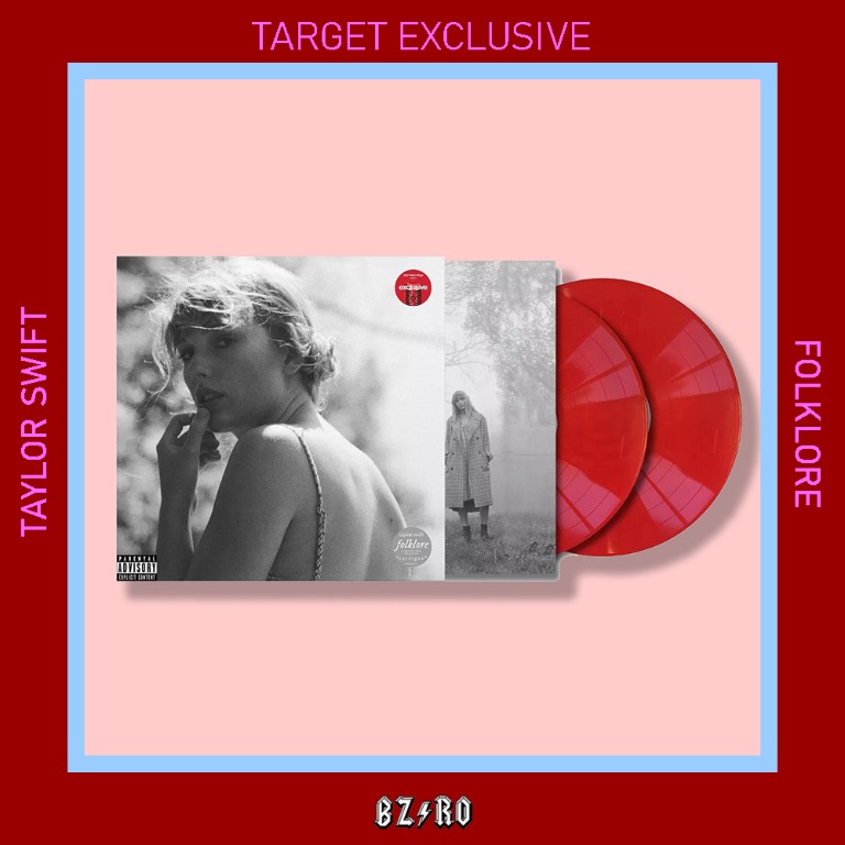[Vinyl] Taylor Swift - Folklore (Target Exclusive), Hobbies & Toys ...