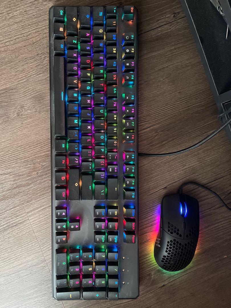 Tecware phantom rob mechanical keyboard / Tecware EXO gaming mouse ...