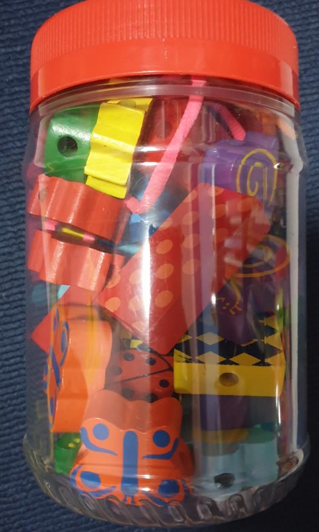Threading blocks - Educational, Hobbies & Toys, Toys & Games on Carousell