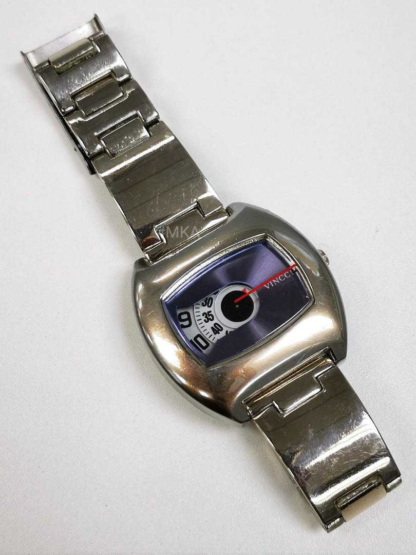 Unisex Vincci Jumping quartz disc hour watch, Men's Fashion, Watches ...