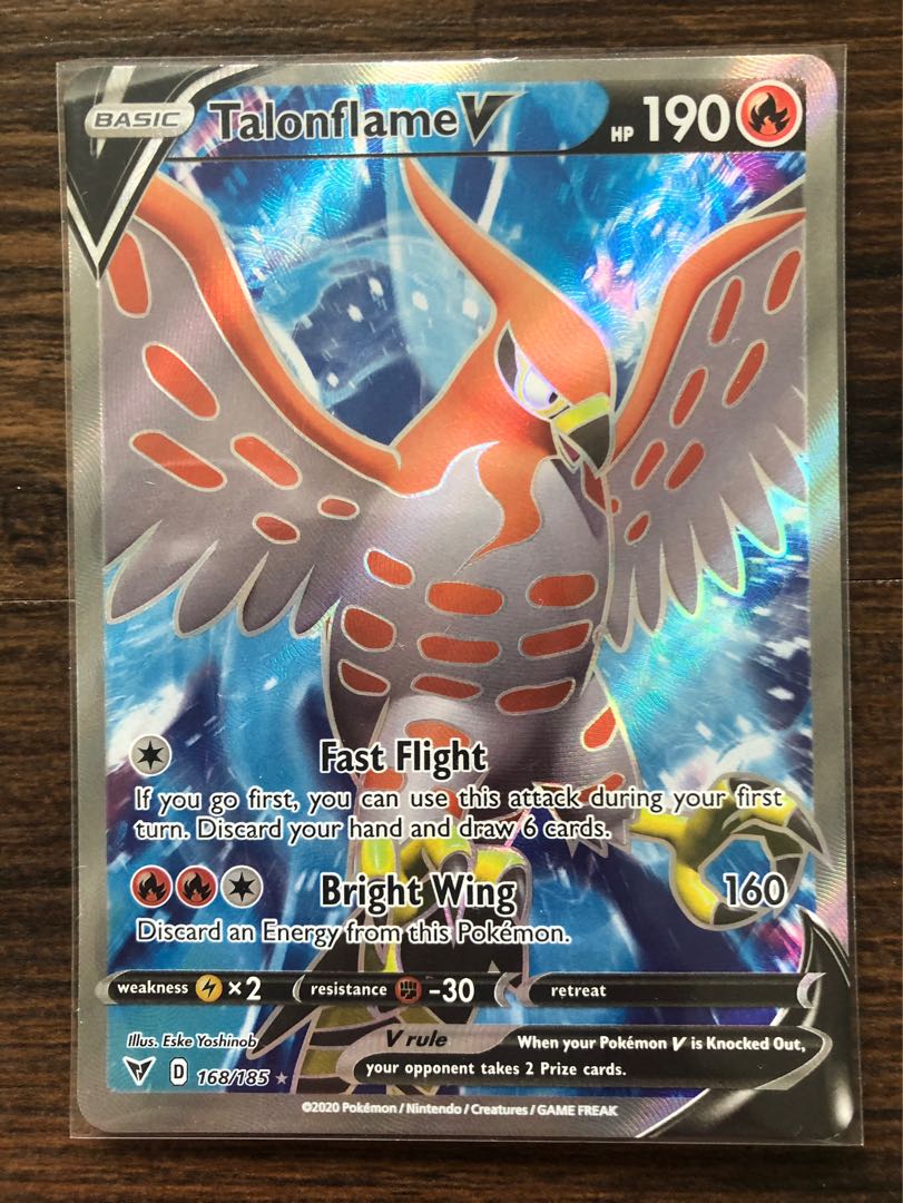 Vivid Voltage - Talonflame V, Hobbies & Toys, Toys & Games on Carousell