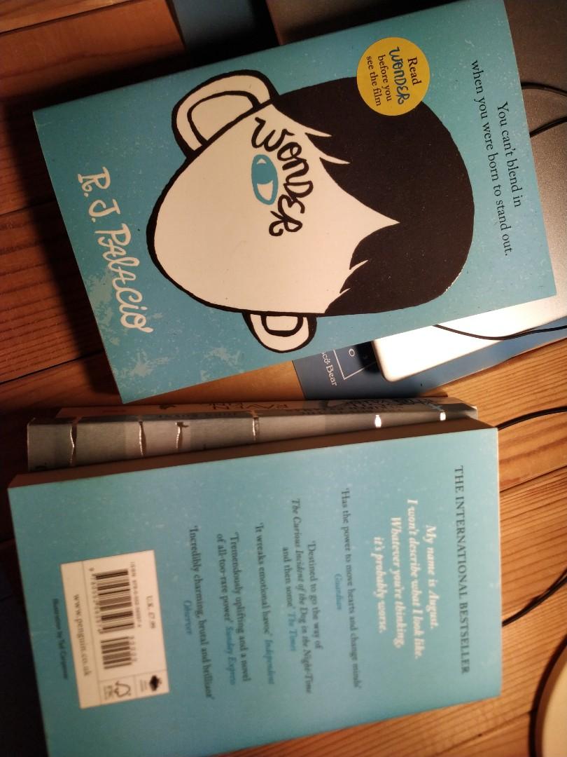 Wonder . R. J. Palacio, Books & Stationery, Fiction on Carousell