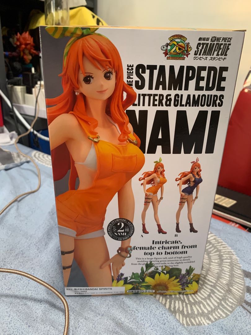 100% new Bandai 海賊王 娜美 One Piece Stampede Nami Figure, 興趣及遊戲, 玩具 & 遊戲類 - Carousell