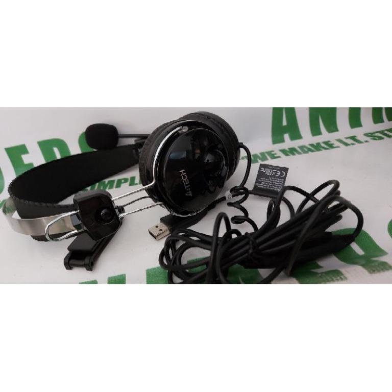 A4TECH HU-7P ComfortFit USB Headset with Mic Noise Cancelling Function ...