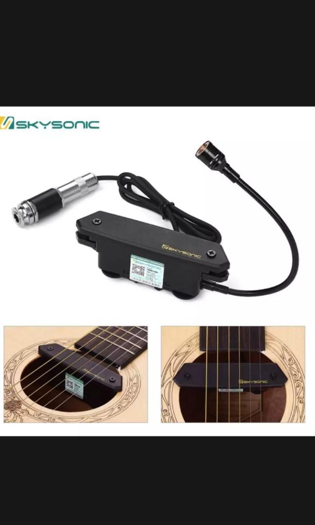 Acoustic Pickup Skysonic T902 Installation, Hobbies & Toys, Music & Media, Musical Instruments ...