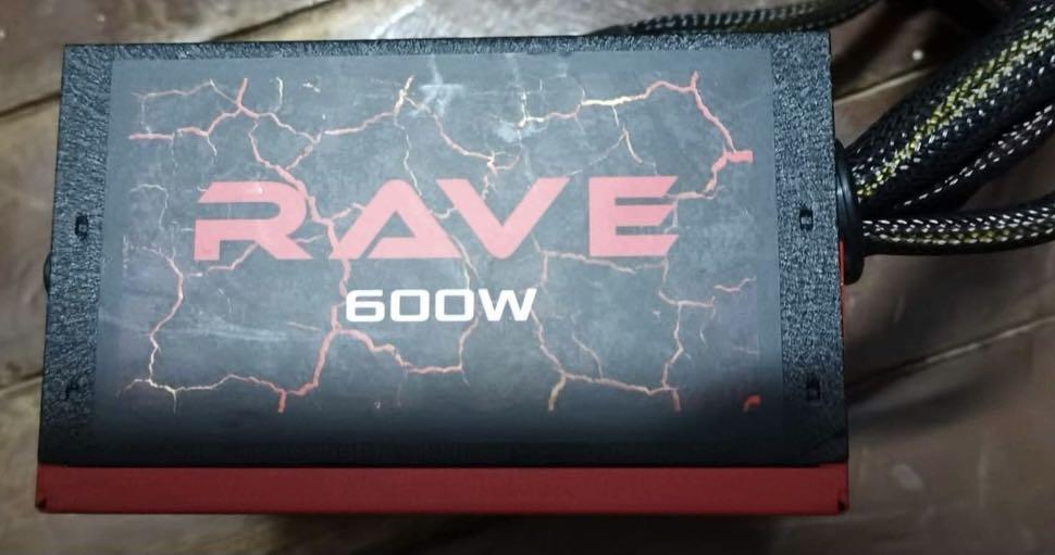 AeroCool Rave 80+ 600watts PSU, Computers & Tech, Parts & Accessories ...