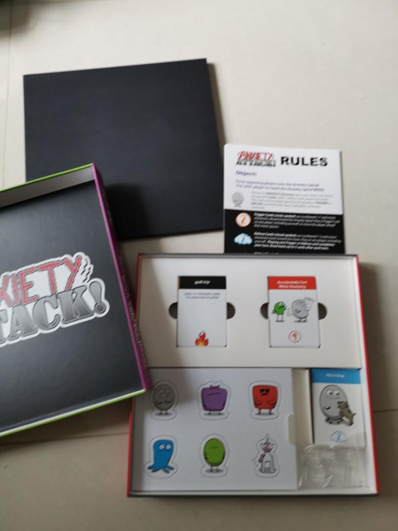 Anxiety Attack! board game, Hobbies & Toys, Toys & Games on Carousell