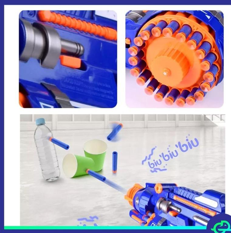 Blaster Electric Nerf Machine Battery Operated Semi Auto Nerf Gun with ...