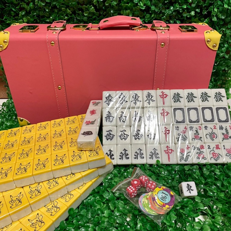 [Brand New, Last Few Sets] 148pc SG Pokemon Pikachu Mahjong Set ...
