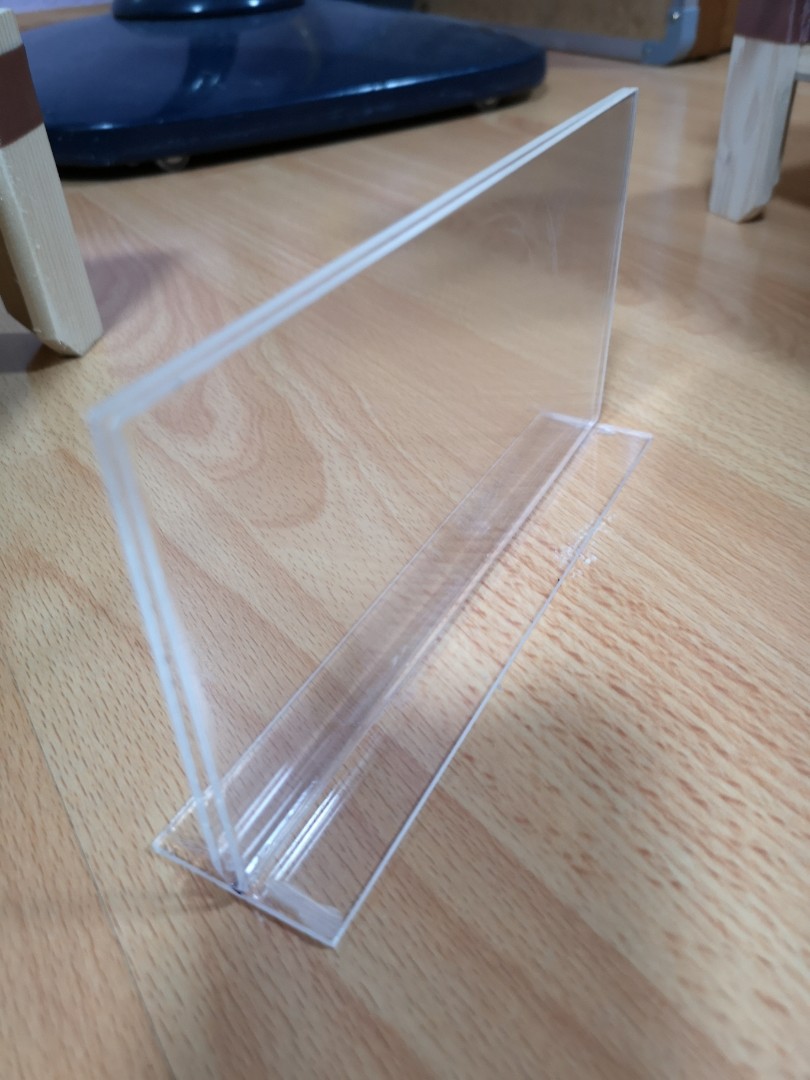 Cheque plastic holder, Furniture & Home Living, Home Improvement ...