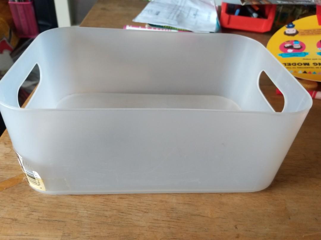 Daiso small stackable tray, Furniture & Home Living, Home Improvement ...