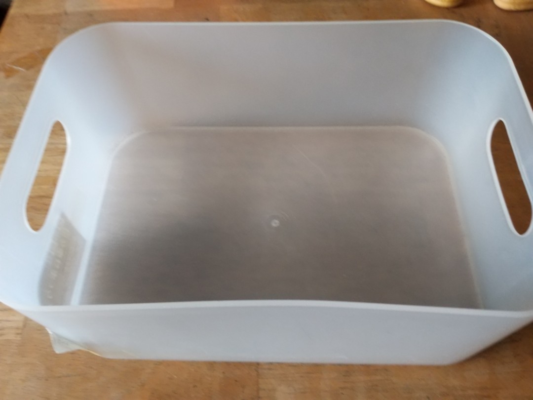 Daiso small stackable tray, Furniture & Home Living, Home Improvement ...