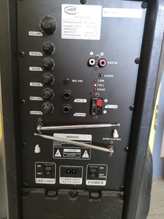 DB Audio Skywalker 12MCx2 SPEAKER, Audio, Soundbars, Speakers ...