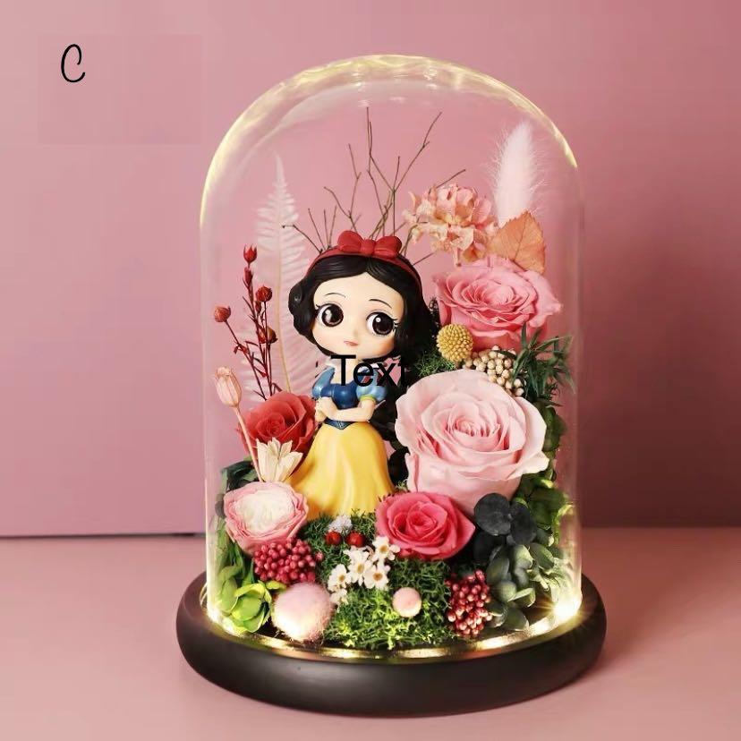 Disney Princess Preserved Flowers Dome / Preserved Rose Garden (Ariel ...