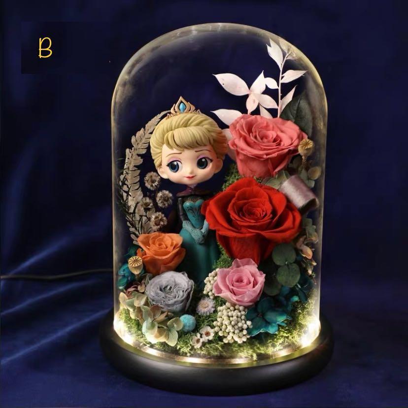 Disney Princess Preserved Flowers Dome / Preserved Rose Garden (Ariel ...