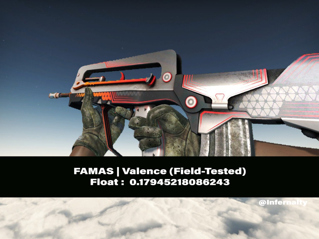 Famas Valence FT CSGO SKINS KNIVES, Video Gaming, Gaming Accessories ...