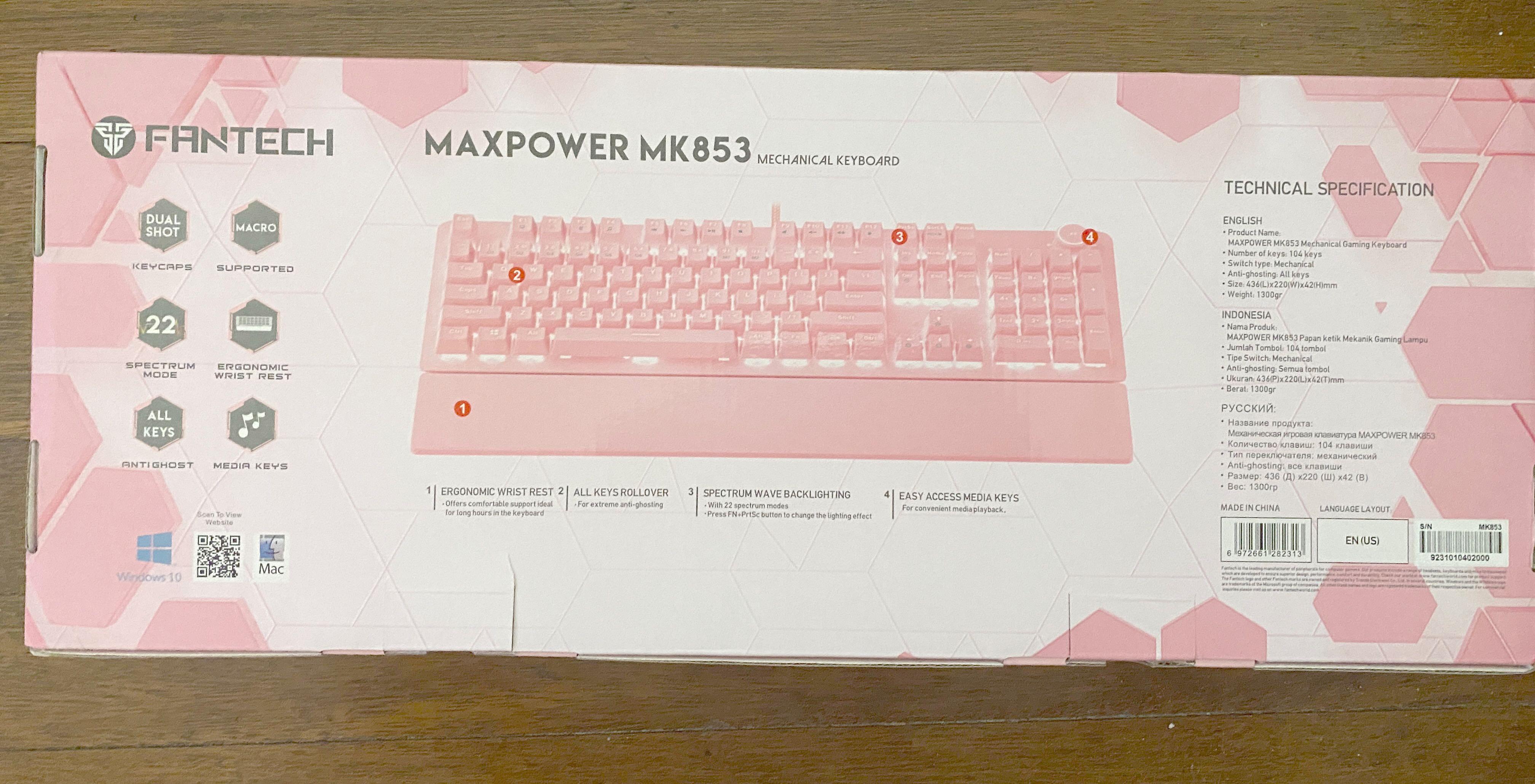 Fantech Maxpower MK583 - Sakura, Computers & Tech, Parts & Accessories ...