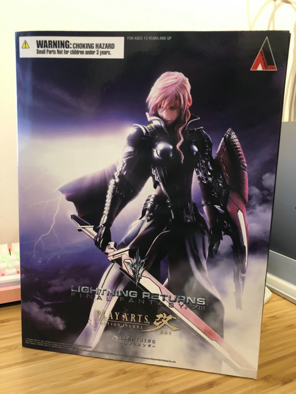 Final Fantasy XIII 13 Lightning Returns PLAY ARTS KAI Lightning Figure ...