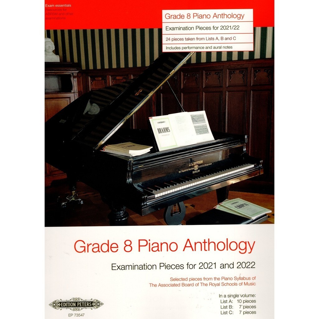 Grade 8 Piano Anthology Examination Pieces For 2021 And 2022 Hobbies