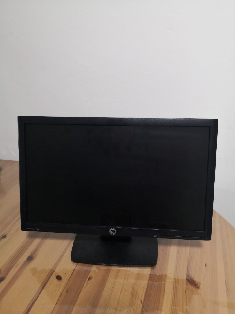 HP Pro Display P201 20" LED Monitor, Computers & Tech, Parts ...