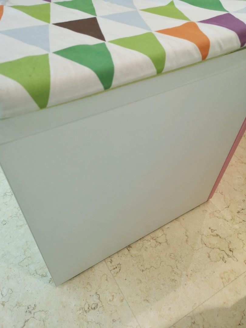 Ikea Smastad bench with toy storage, Furniture & Home Living, Home ...