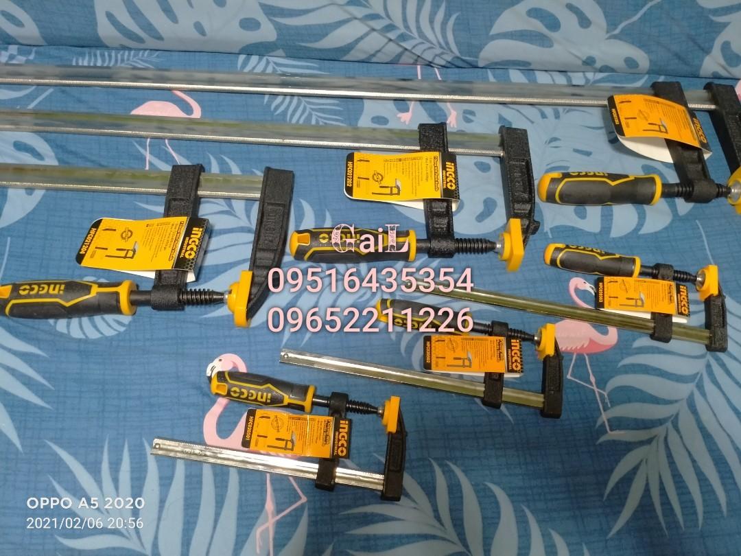 INGCO F Clamps, Commercial & Industrial, Construction Tools & Equipment ...