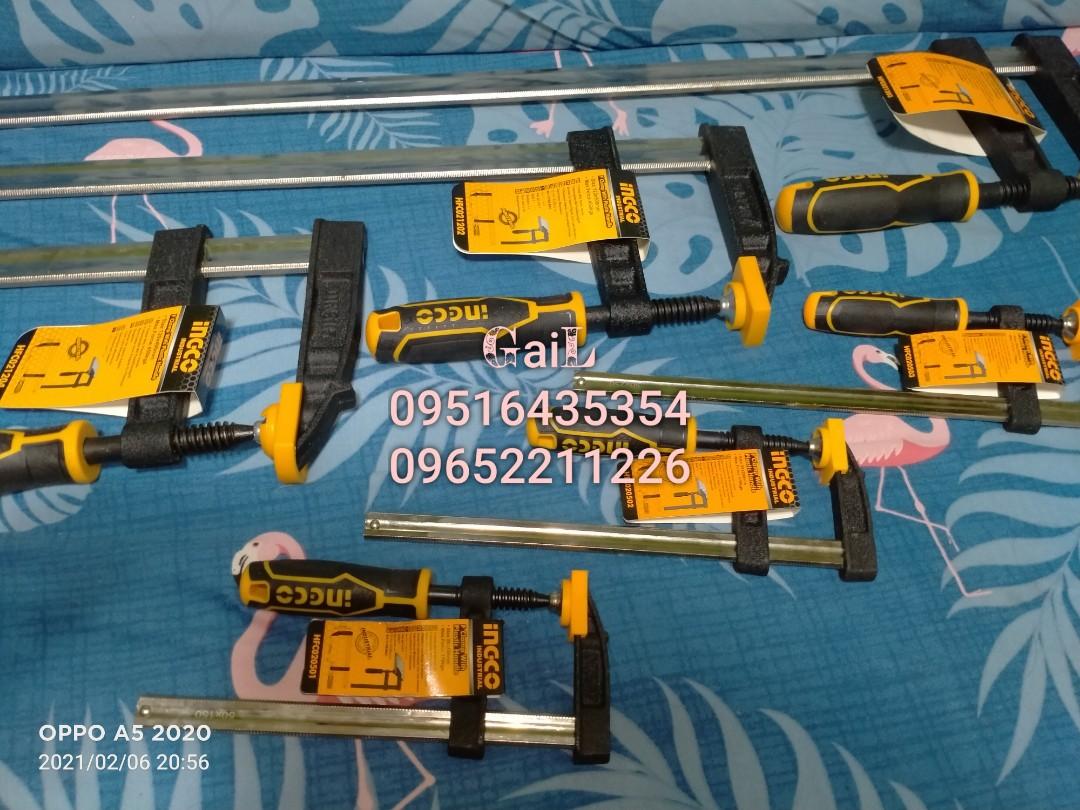 INGCO F Clamps, Commercial & Industrial, Construction Tools & Equipment ...