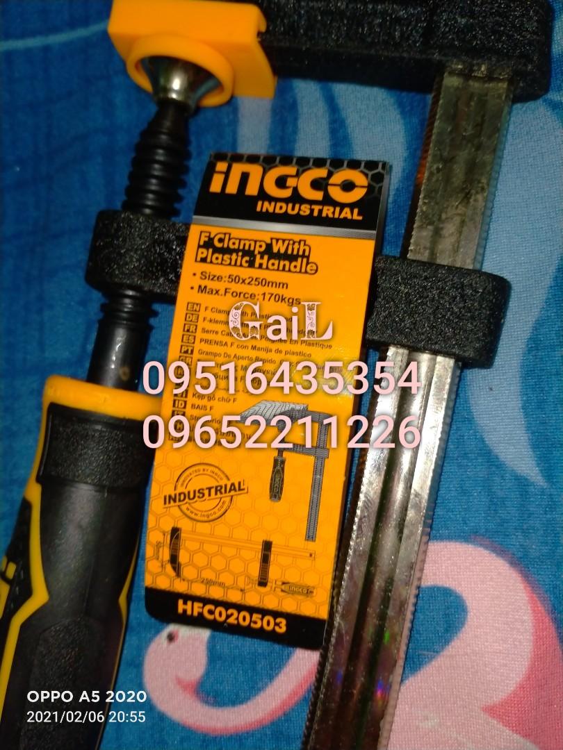 INGCO F Clamps, Commercial & Industrial, Construction Tools & Equipment ...