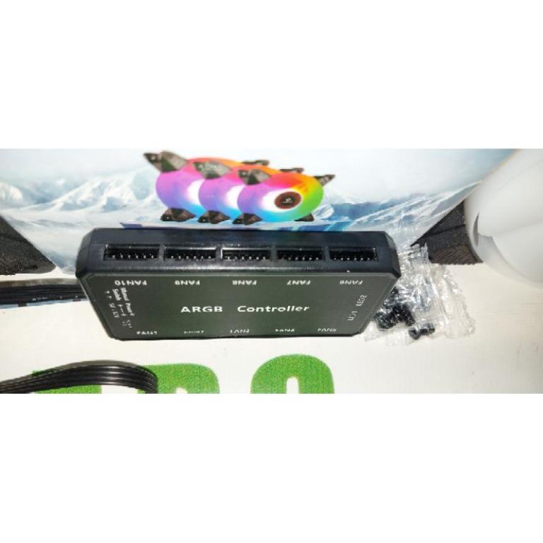Inplay Ice Tower DF12 3in1 RGB Fan Kit up to 10 fans on Carousell