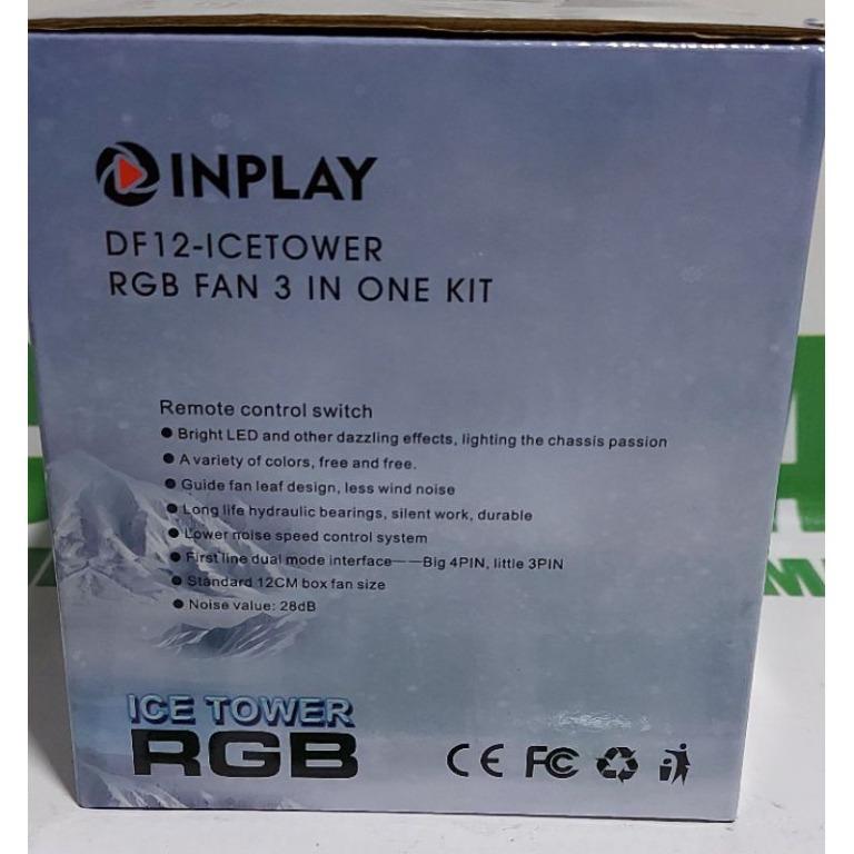 Inplay Ice Tower DF12 3in1 RGB Fan Kit up to 10 fans on Carousell