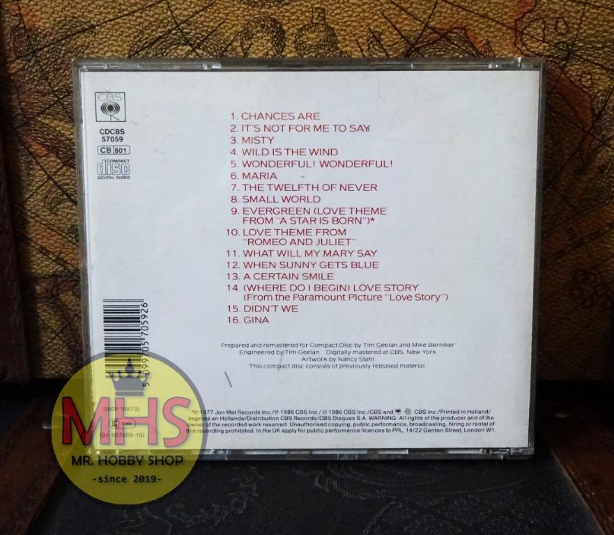 Johnny Mathis 16 Most Requested Songs CD (100% Original Copy), Hobbies ...