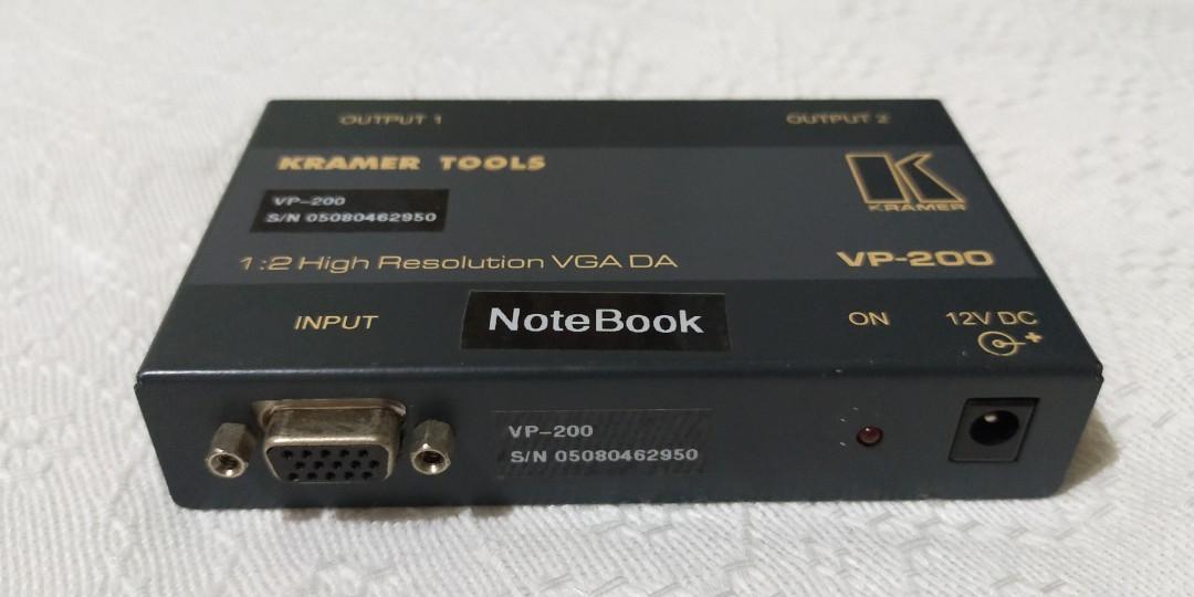 Kramer VGA High Resolution VGA Distribution Amplifier, Computers & Tech ...