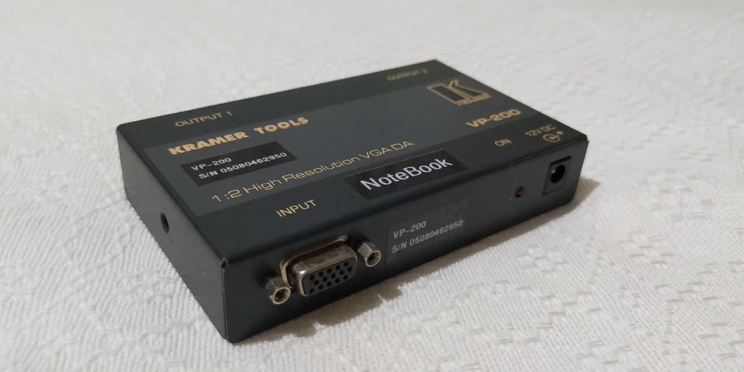 Kramer VGA High Resolution VGA Distribution Amplifier, Computers & Tech ...