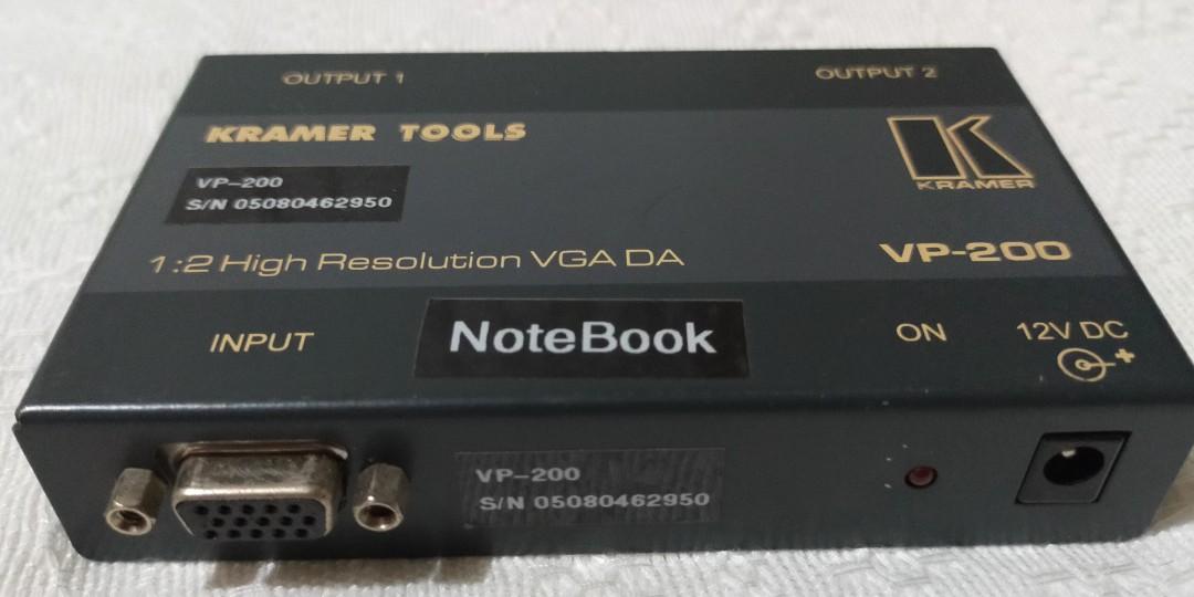 Kramer VGA High Resolution VGA Distribution Amplifier, Computers & Tech ...