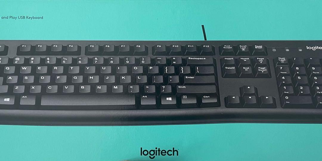 Logitech K120 Keyboard + M185 Wireless Mouse, Computers & Tech, Parts ...