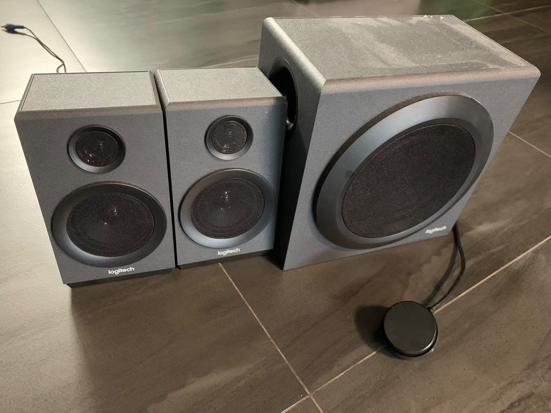 Logitech Z333 2.1 Stereo PC Multimedia Speaker System with Subwoofer ...
