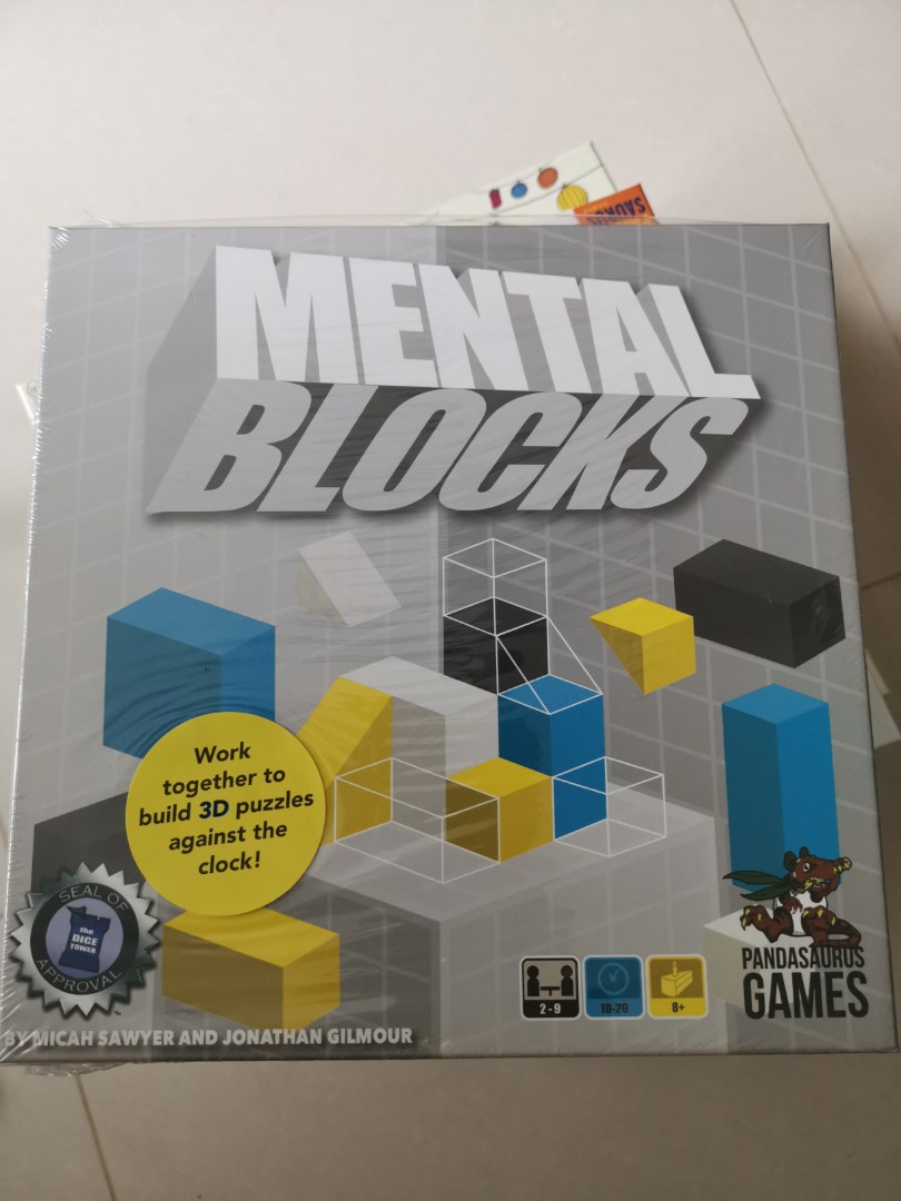 Mental Blocks board game, Hobbies & Toys, Toys & Games on Carousell