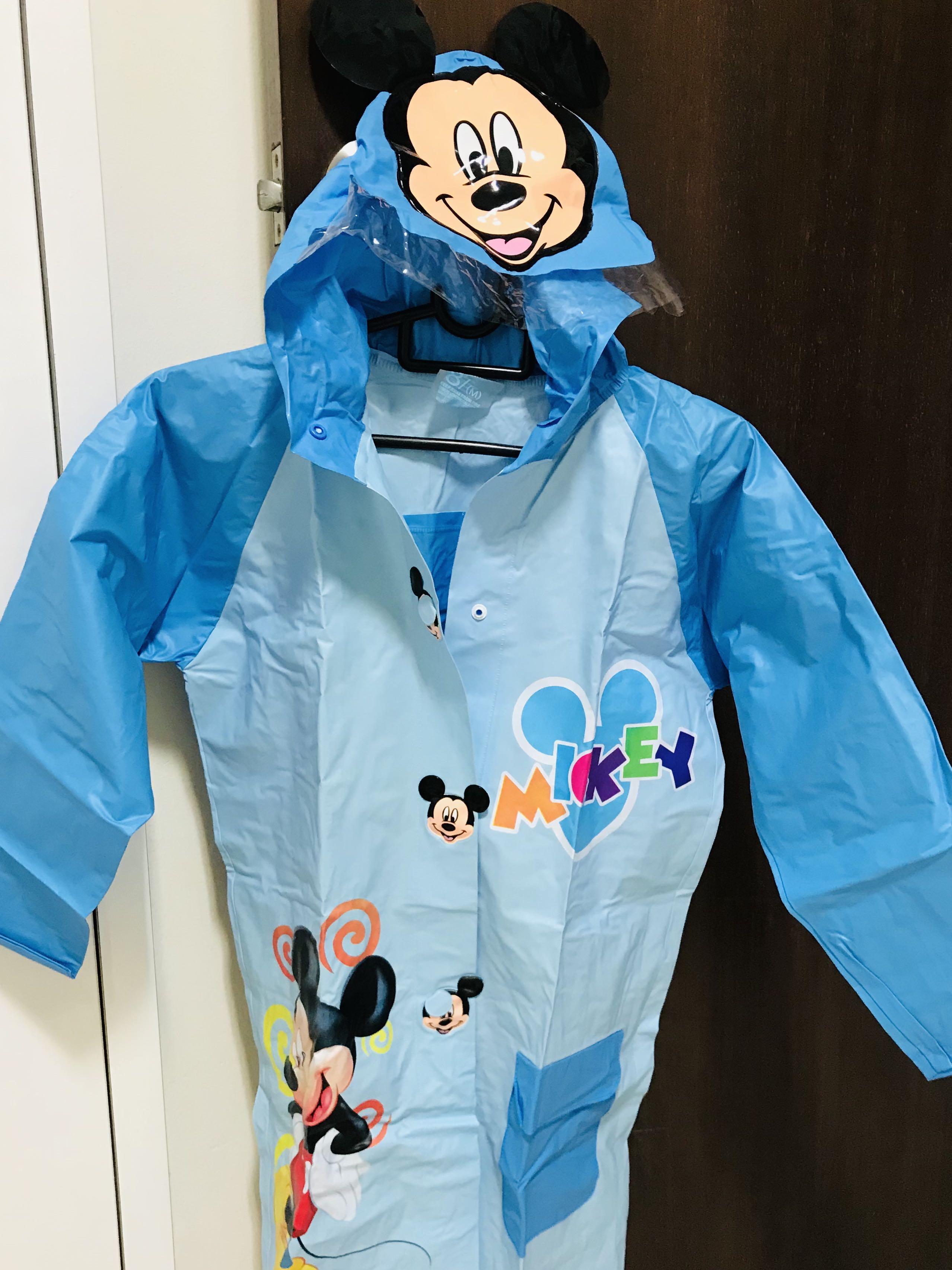 Mickey raincoat, Babies & Kids, Babies & Kids Fashion on Carousell