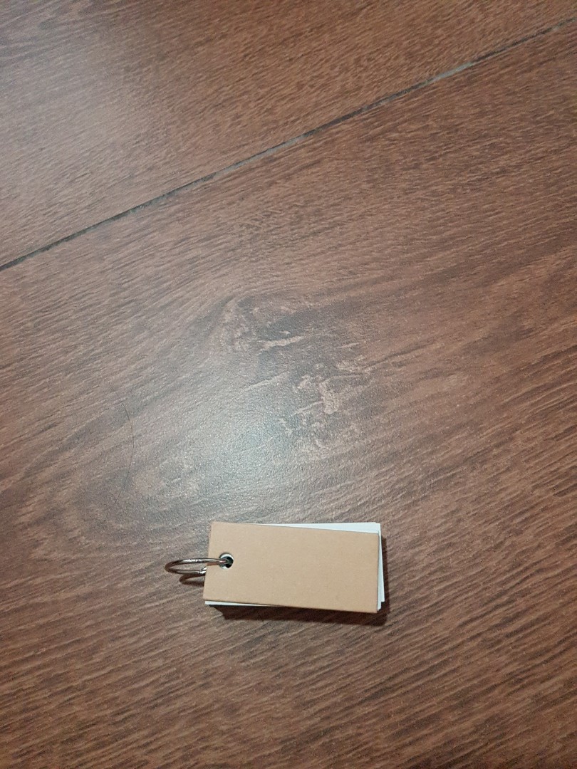 MUJI Word Cards $10 per card or $25 for all., Hobbies & Toys ...