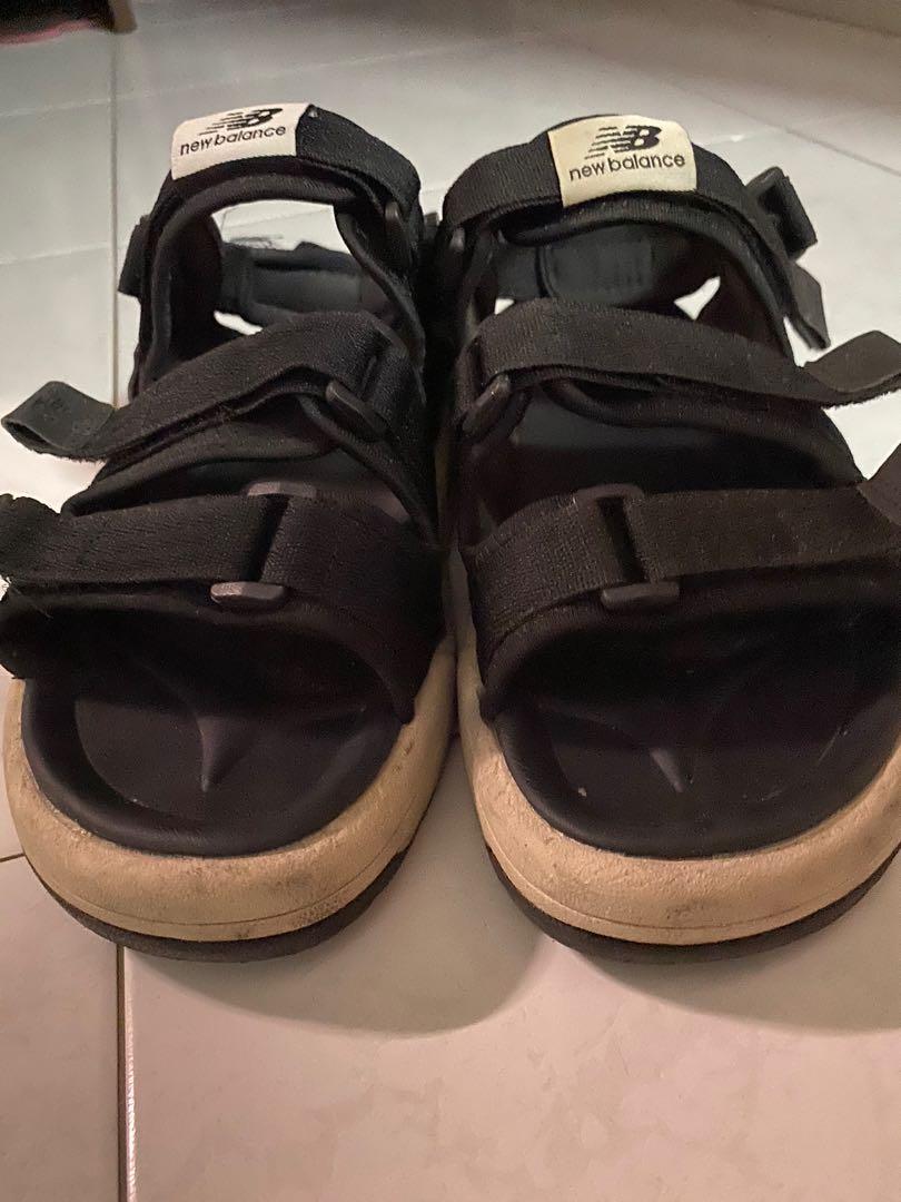 New Balance Caravan Sandals (black & grey), Women's Fashion, Footwear ...