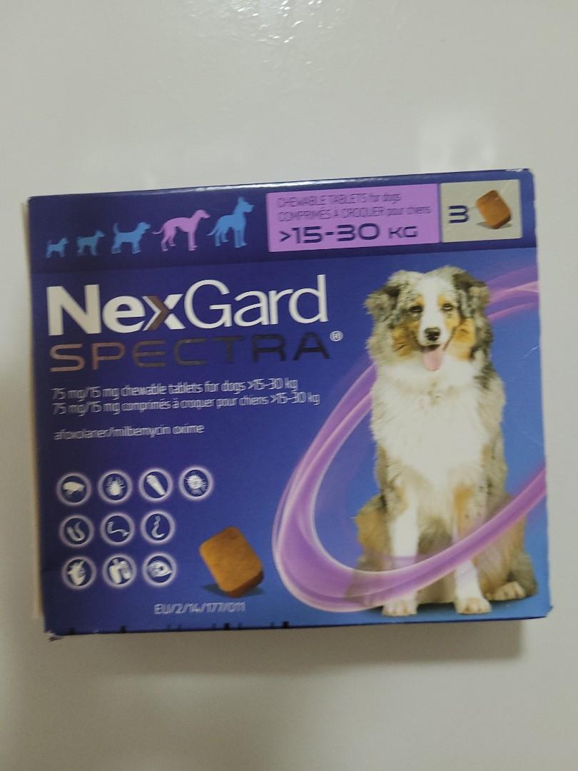 Nex guard spectra, Pet Supplies, Homes & Other Pet Accessories on Carousell