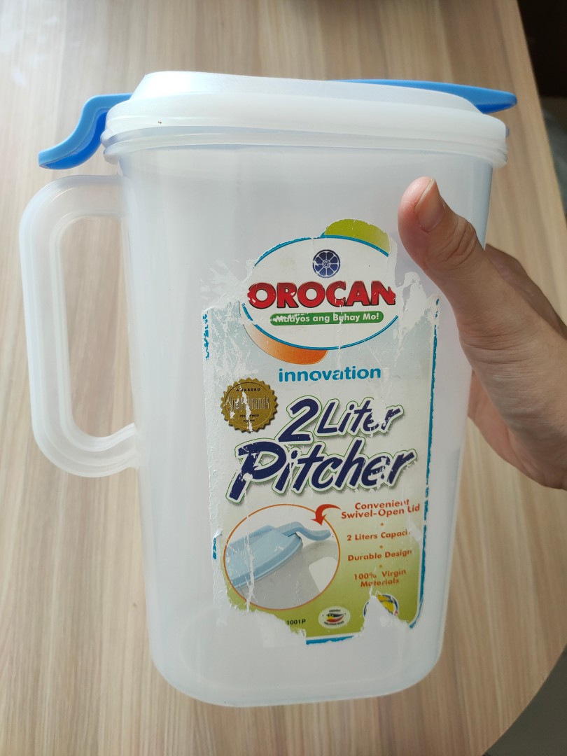 orocan pitcher 2 liters, Furniture & Home Living, Kitchenware ...