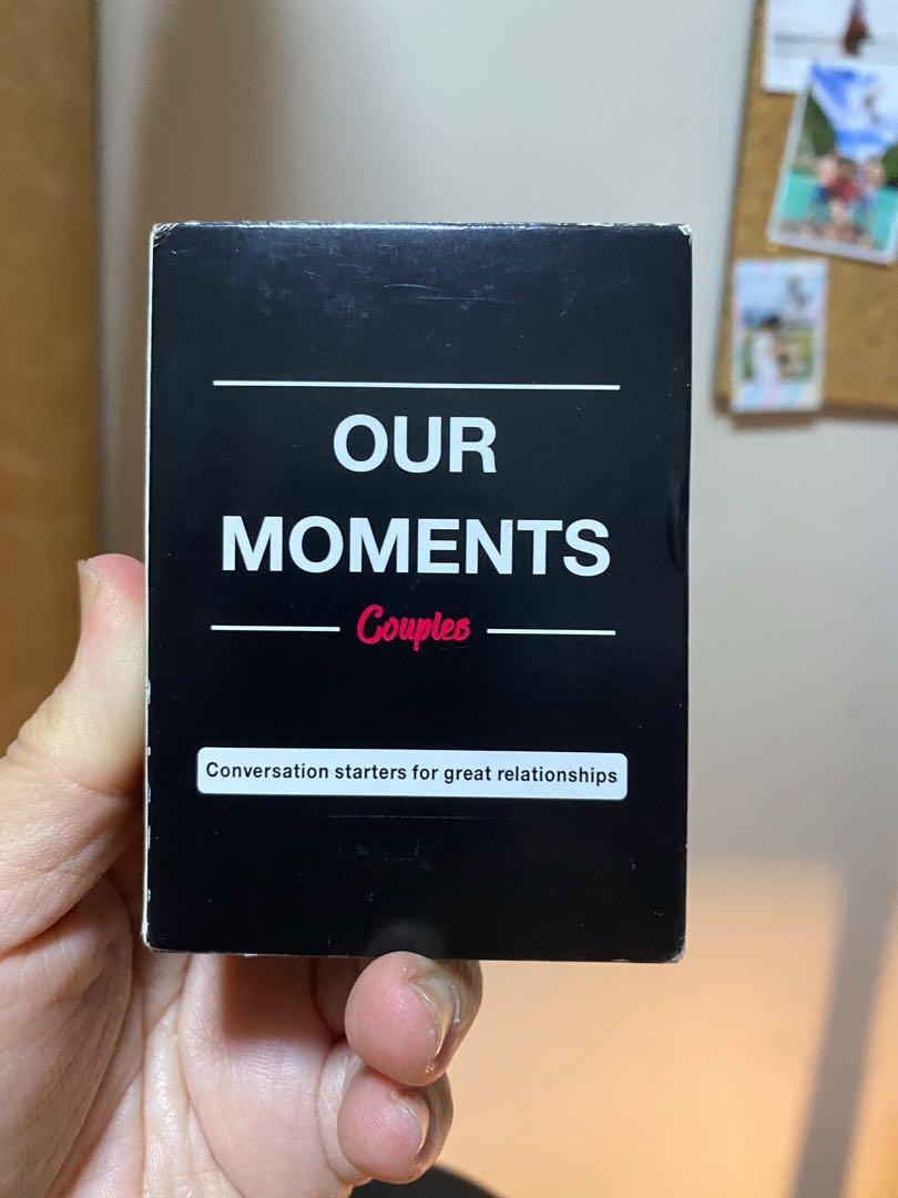 Our moments couple card game, Hobbies & Toys, Toys & Games on Carousell