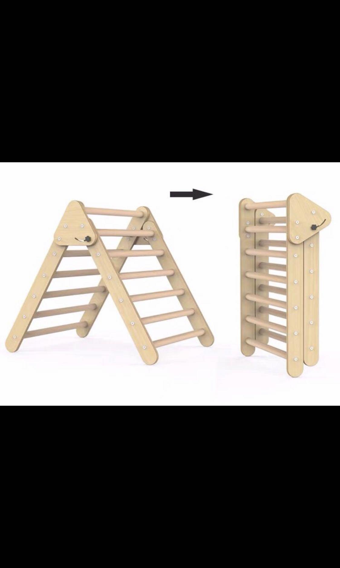 Pikler triangle with 2-sided ramp, Babies & Kids, Infant Playtime on ...