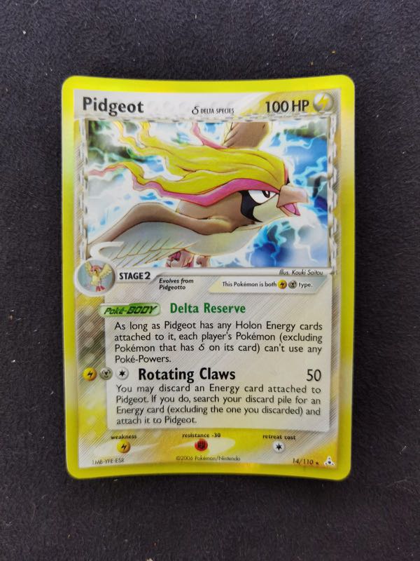Pokemon Pidgeot delta, Toys & Games, Board Games & Cards on Carousell